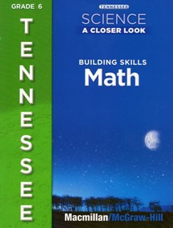 Tennessee Science A Closer Look Building Skills Math 6th grade (Answers ...