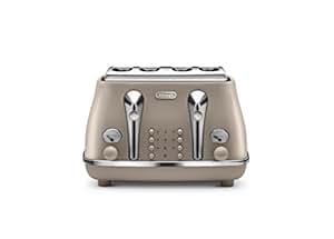 DeLonghi Icona Elements, 4 Slice Toaster, CTOE4003BG, Desert Beige ...
