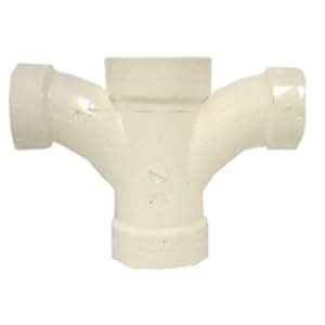 2"x2"x1-1/2"x1-1/2" DWV PVC Double Combi Tee Wye - Pipe Fittings ...