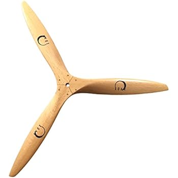 Amazon.com: XOAR PJI 10x4 3-blade RC Airplane Propeller. 10 Inch Tri ...