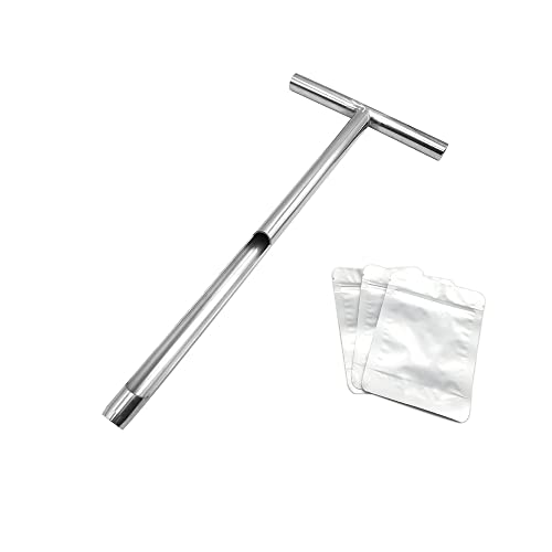 X·CELLENT Soil Probe, Soil Sample Probe 20 Inch with Reusable Soil ...