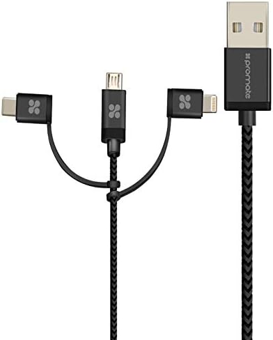 Charging Cable 3 in 1 Type C Micro USB Lightning Cable Charge and Data ...