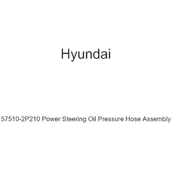 Amazon.com: Genuine Hyundai 57510-3J020 Power Steering Oil Pressure ...