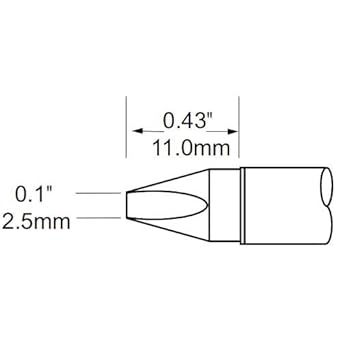 Metcal SFV-CH25 Series SxV Hand Soldering Tip for Most Standard ...