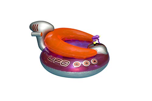 SWIMLINE ORIGINAL Inflatable UFO Spaceship Pool Float Ride On With Fun ...