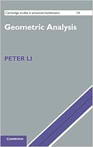Geometric Analysis (Cambridge Studies in Advanced Mathematics): Peter ...