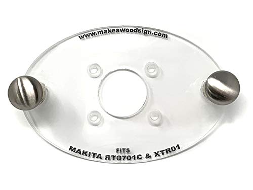 Acrylic Router Base Plate for the Makita RT0701C Palm Router ...