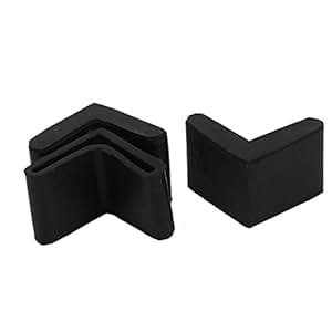 Amazon.com: uxcell Rubber L Shaped Angle Iron Leg Foot Cover Cap 30mm x ...
