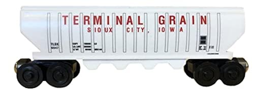 Terminal Grain Trinity Covered Hopper Wooden Toy Train by Whittle ...