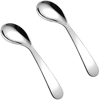 Amazon.com : 2pcs Curved Utensils Right Handed Stainless Steel Angled ...