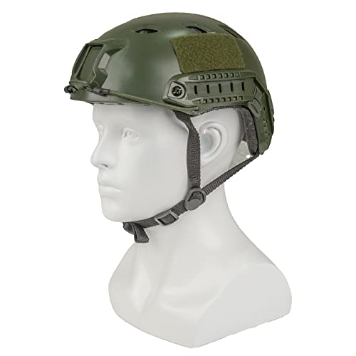 LOOGU Fast BJ Base Jump Tactical Helmet for Airsoft with 12-in-1 Headwear in Oman | Whizz Helmets