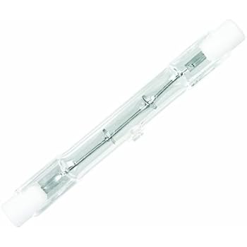 Feit Electric BPQ100T3/CL/S 100-Watt T3 Double-Ended Linear Halogen ...