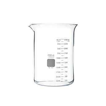 Pyrex 1000-3L Pyrex 1000-3L Brand 1000 Griffin Low-Form Beaker: Amazon ...