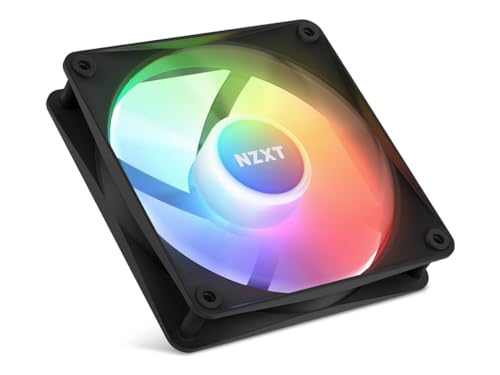 NZXT F120 RGB Core Triple Pack - 3 x 120mm Hub-Mounted RGB Fans with ...