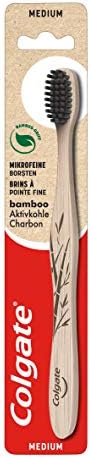 Colgate Bamboo Activated Carbon Toothbrush Medium 1 Piece - Manual ...