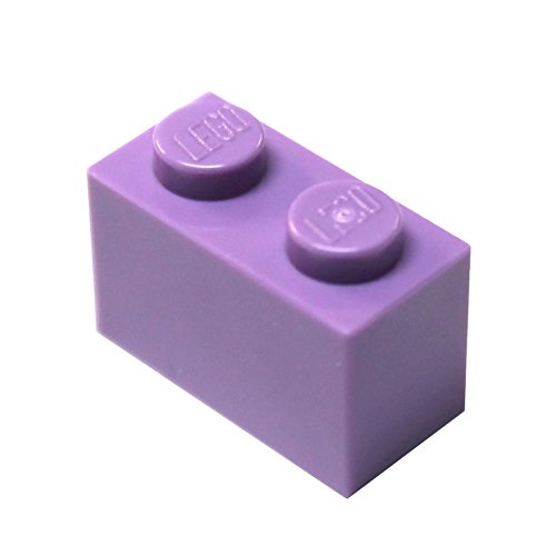 LEGO Parts and Pieces: Medium Lavender 1x2 Brick x100 | Pricepulse