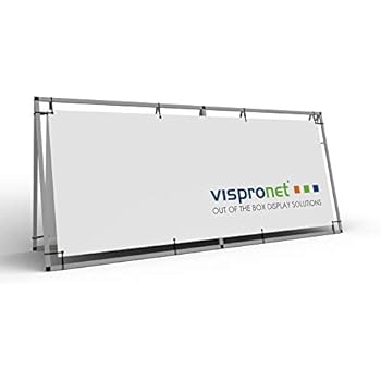 Amazon.com: Vispronet Outdoor Banner Post Set - for Horizontal Outdoor ...