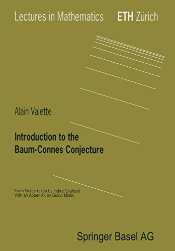 Introduction to the Baum-Connes Conjecture 2002nd Edition by Alain Valette (PDF) | sci-books.com