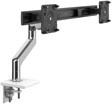 Humanscale M8.1 Dual Monitor Arm Mount - Adjustable Monitor Mount w ...