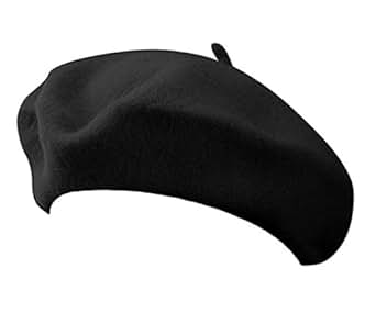 Classic French Artist 100% Wool Beret Hat Black at Amazon Women’s ...