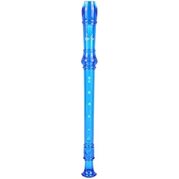 Amazon.com: Canto One-Piece Translucent Soprano Recorder with Baroque ...