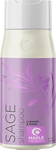 Maple Holistics Sage Shampoo for Dandruff, Oily Hair and Flaky Scalp ...