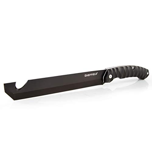 Sheffield 12141 Fletcher 9 Inch Tanto Tactical Blade Machete For ...