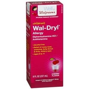 Amazon.com: Walgreens Wal-Dryl Children's Allergy, Liquid, Cherry ...