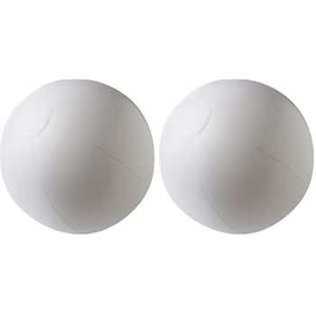 Amazon.com: Beachballs - 16'' Solid White Beach Balls: Sports & Outdoors
