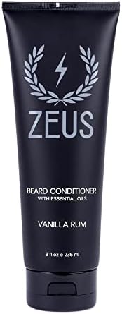 ZEUS Beard Conditioner Wash for Men - 8oz - Sulfate-Free, Rinse-Out ...
