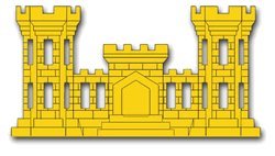 Amazon.com: United States Army Engineer Corps Insignia Decal Sticker 3. ...