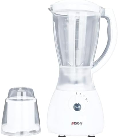 EDISON ELECTRIC Blender White 2x1 1.5L 550W 4 Speed- price in Saudi ...