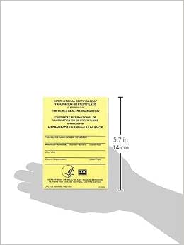International Certificate of Vaccination or Prophylaxis: Centers for ...
