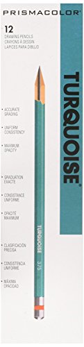 Prismacolor Turquoise Drawing Pencil, HB, 1.98 mm, 12 Count (2262 ...