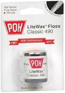Amazon.com: Poh, Dental Floss Lite Wax 1 Yard, 1 Count: Health ...