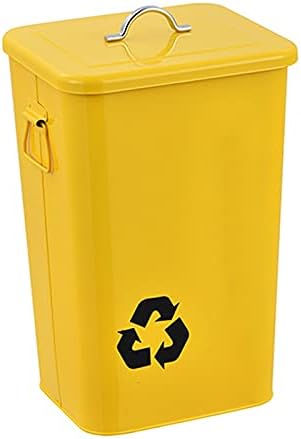 Cleaner Trash Can 5.8 Gallon Trash Can Metal Iron Bucket Recycling ...