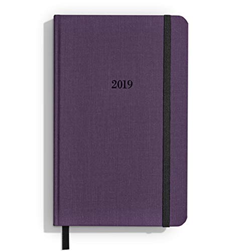 Shinola Planner: 2019, 12 Month, Hard Linen, Dark Purple (5.25x8.25 ...