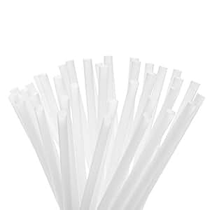Amazon.com: Compostable Plant-Based Drinking Straws - Unwrapped Bulk ...