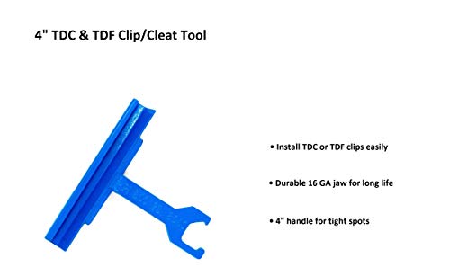 PROFAB TDC & TDF Clip/Cleat Tool - 4" - HVAC Duct Tool | Pricepulse