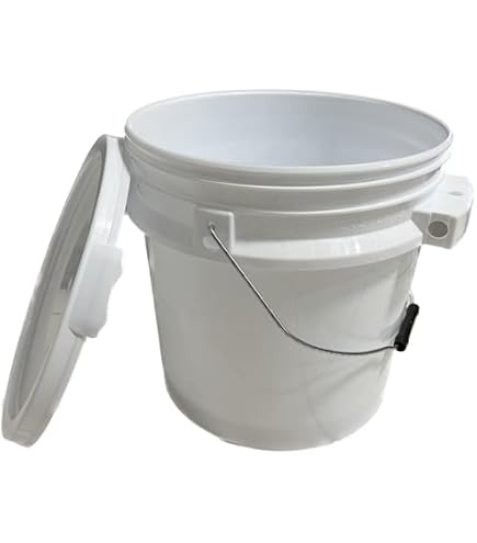 Multi-purpose Bucket 5-Pack 2.5 Gallon Buckets With Lids | Food Safe ...