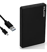 F32 Portable External Hard Drive USB 3.0, 2.5" Pocket Size Hardrive ...