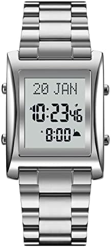 Qibla Compass Digital Watch for Prayer Hijri Calendar Display Time ...