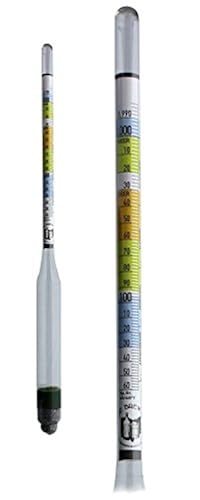 FastRack Triple-Scale Hydrometer - ABV Hydrometer - Specific Gravity ...
