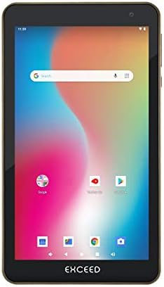Exceed EX7W1 Tablet - 7 Inch HD, 16 GB, 1 GB RAM, Android 9 Pie - Gold ...