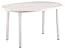 Resol Tossa Outdoor Round Garden Table - White Plastic - 86cm Diameter ...