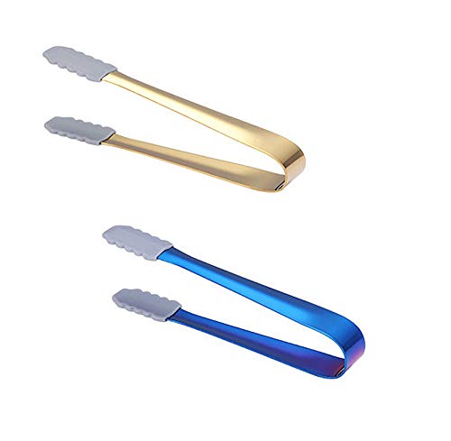 Buy TBOP Home Non-Slip Silicone Stainless Steel Ice Clip Sugar Clip Set ...