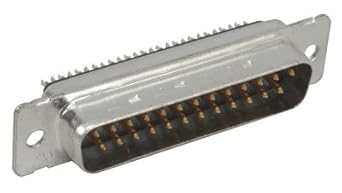Amp 747912-2 Connector for D-Subminiature Plug, 25 Position, 2.77 mm ...