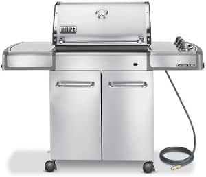Amazon.com: Weber 3870001 Genesis S-310 Natural Gas Grill, Stainless ...