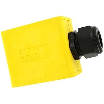 Leviton 3059-2Y Portable Outlet Box, Sing-Gang, Standard Depth, Pendant ...