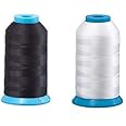 Amazon.com: Set of 2 Huge Bobbin Thread for Sewing and Embroidery ...